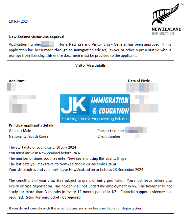 Successful Application: Visitor Visa Extension – Approved for 11 Months ...