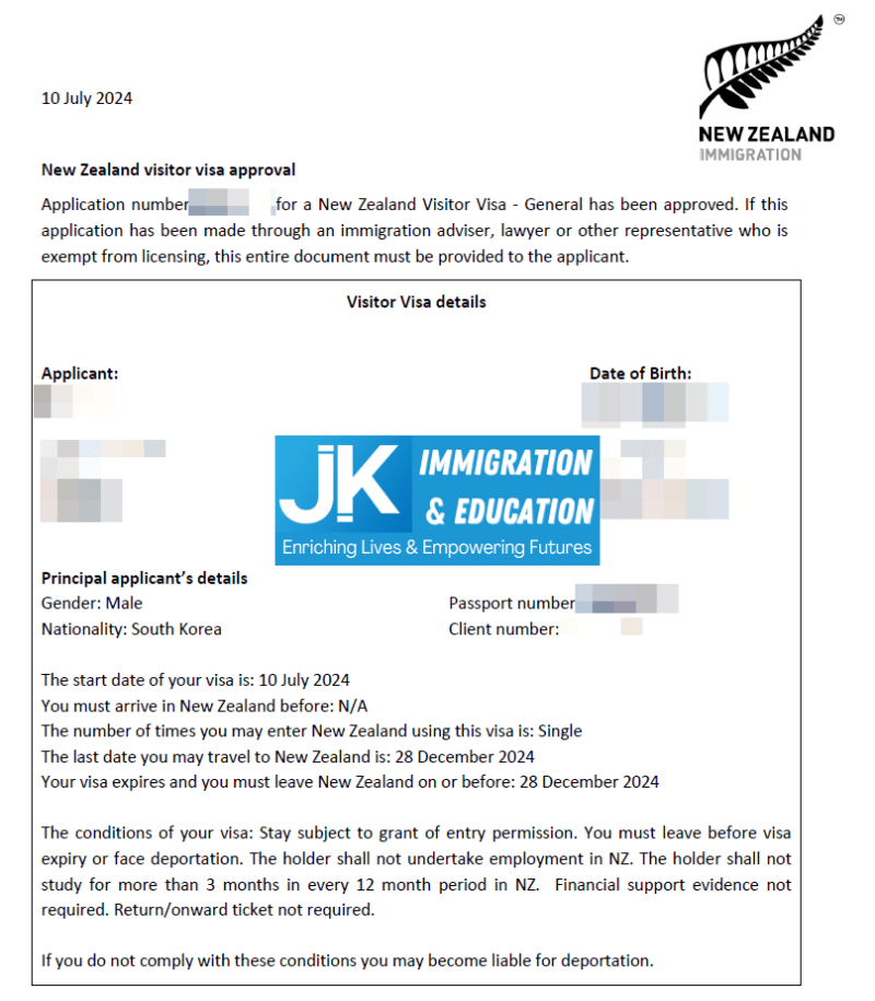 Successful Application: Visitor Visa Extension – Approved for 11 Months ...